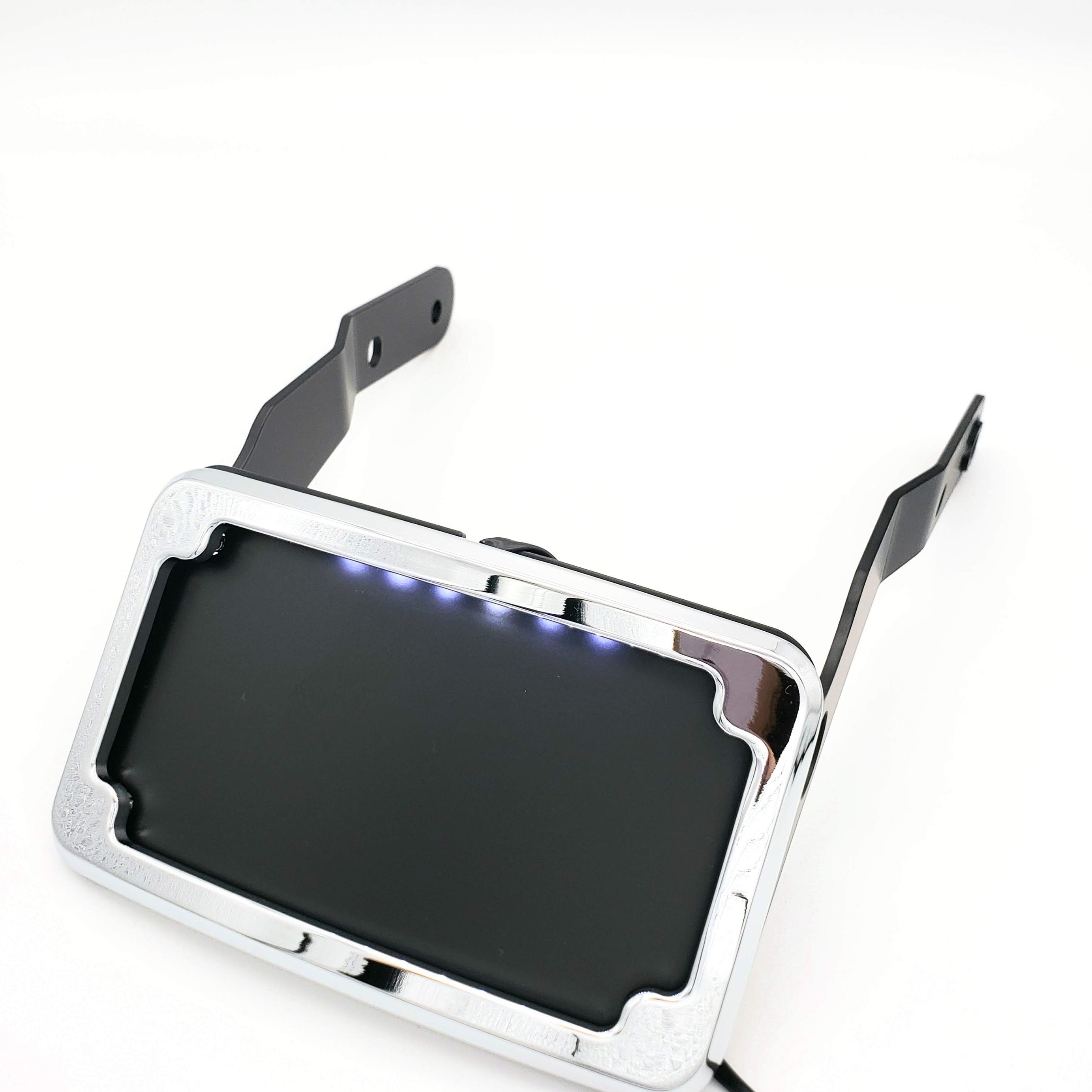 Curved License Plate Relocation for Sportsters – CycleVisions