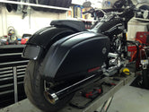 Harley Davidson Softail Curved License Plate Relocation Kit – CycleVisions