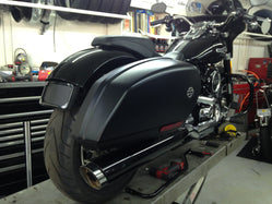 Harley Davidson Softail Curved License Plate Relocation Kit – CycleVisions