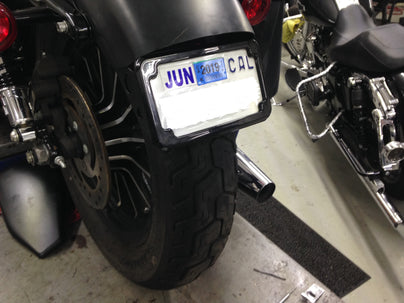 License Plates: Harley Davidson License Plate Relocation Kit – CycleVisions