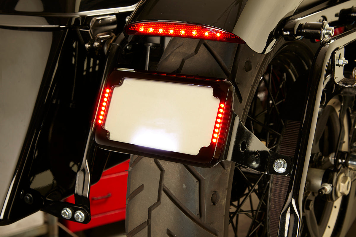 Dyna Bagger-Tail License Plate Mount – CycleVisions